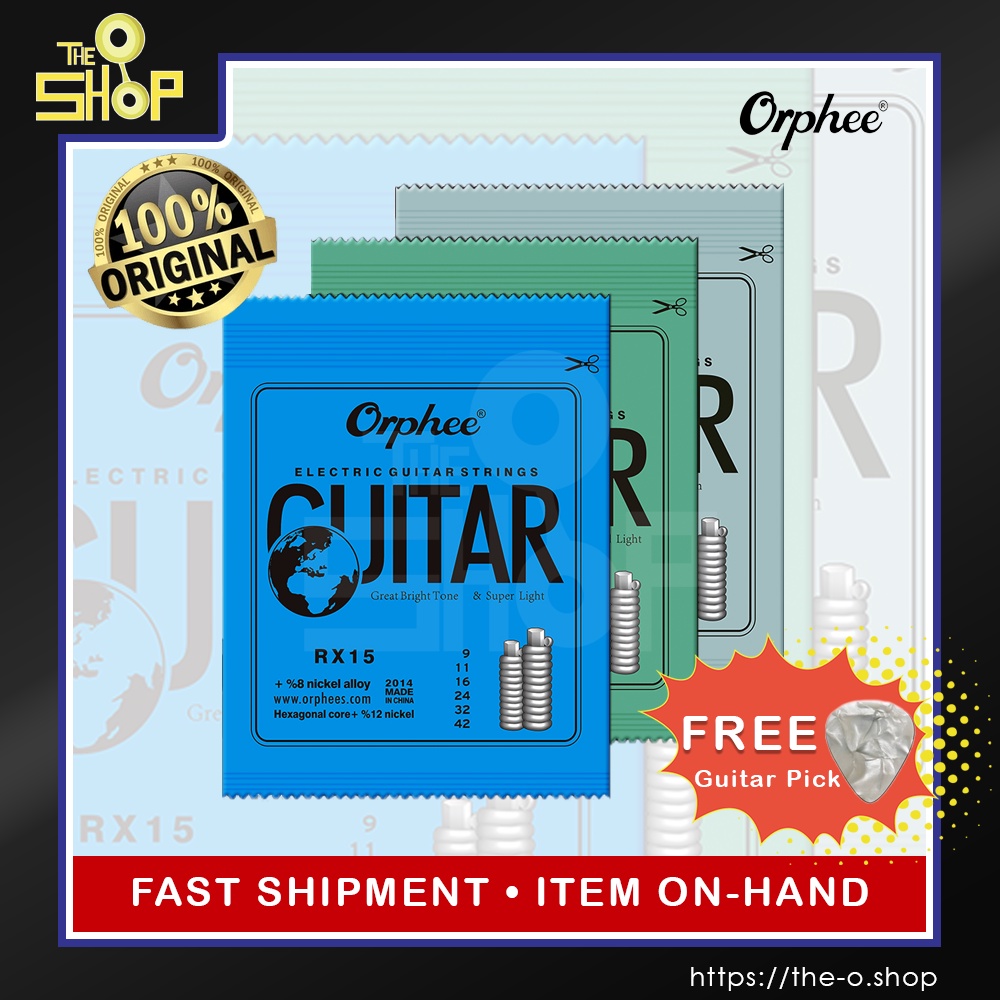 Electric Guitar Strings By Orphee [100% Original/Authentic] | Complete ...