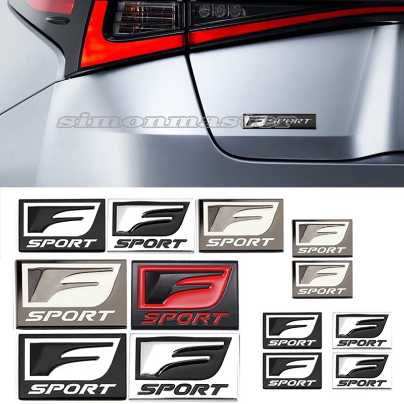 Modified F Sport Car Body Emblem Sticker Auto Side Decorative Badge ...