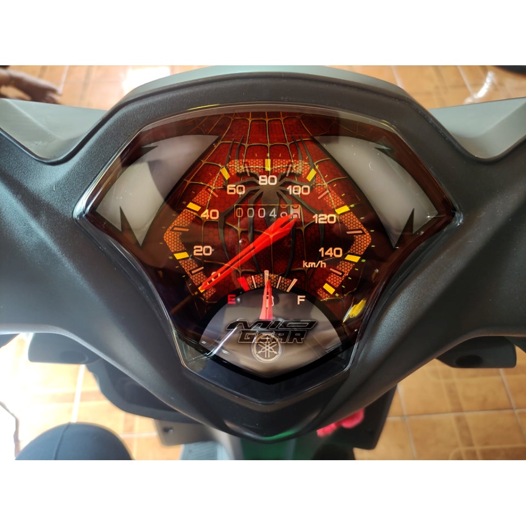Gauge Protector Sticker Film For Yamaha Mio Gear 125 Spider Design ...