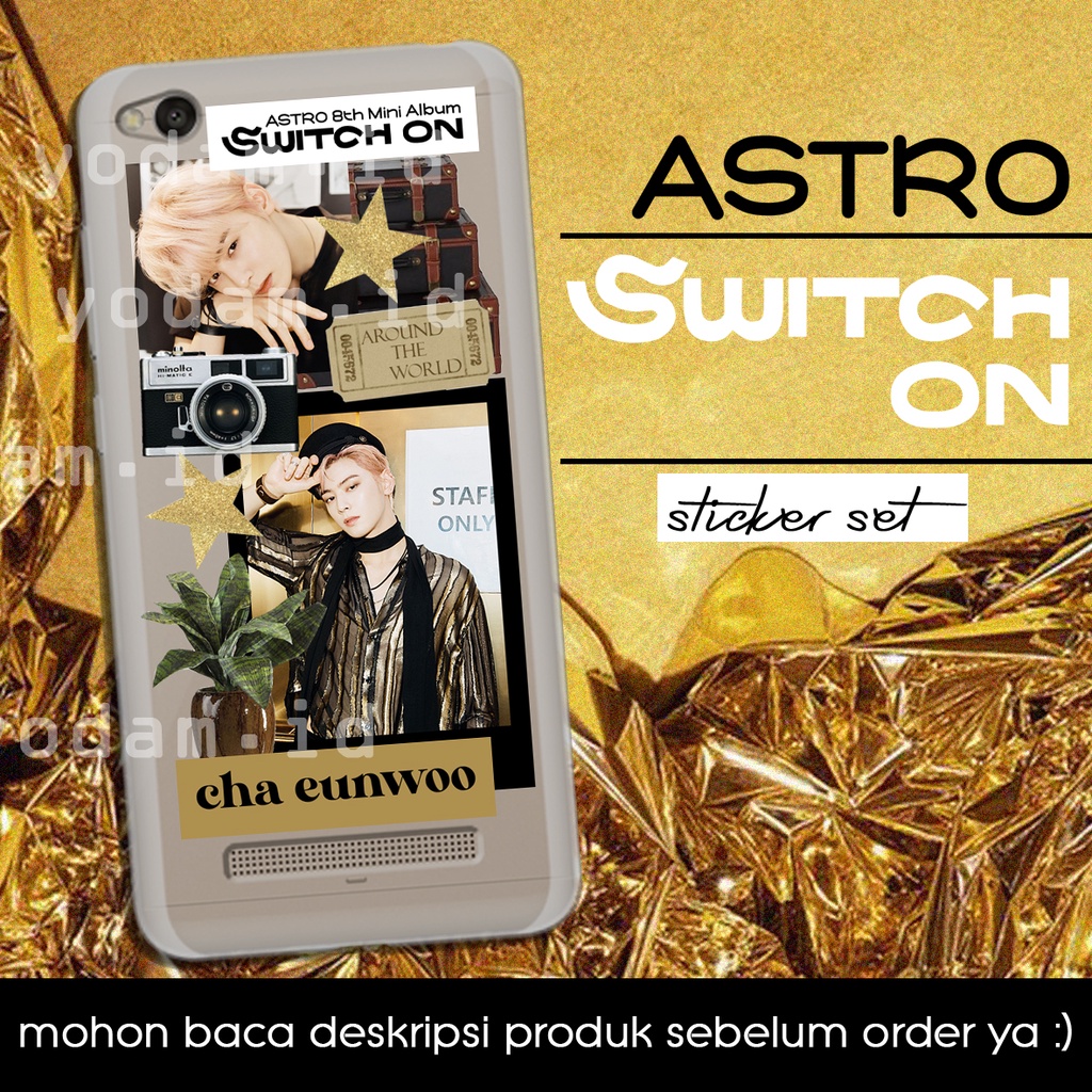 Diy STICKER CASE, KPOP ASTRO STICKER AESTHETIC STICKER - SWITCH ON ...