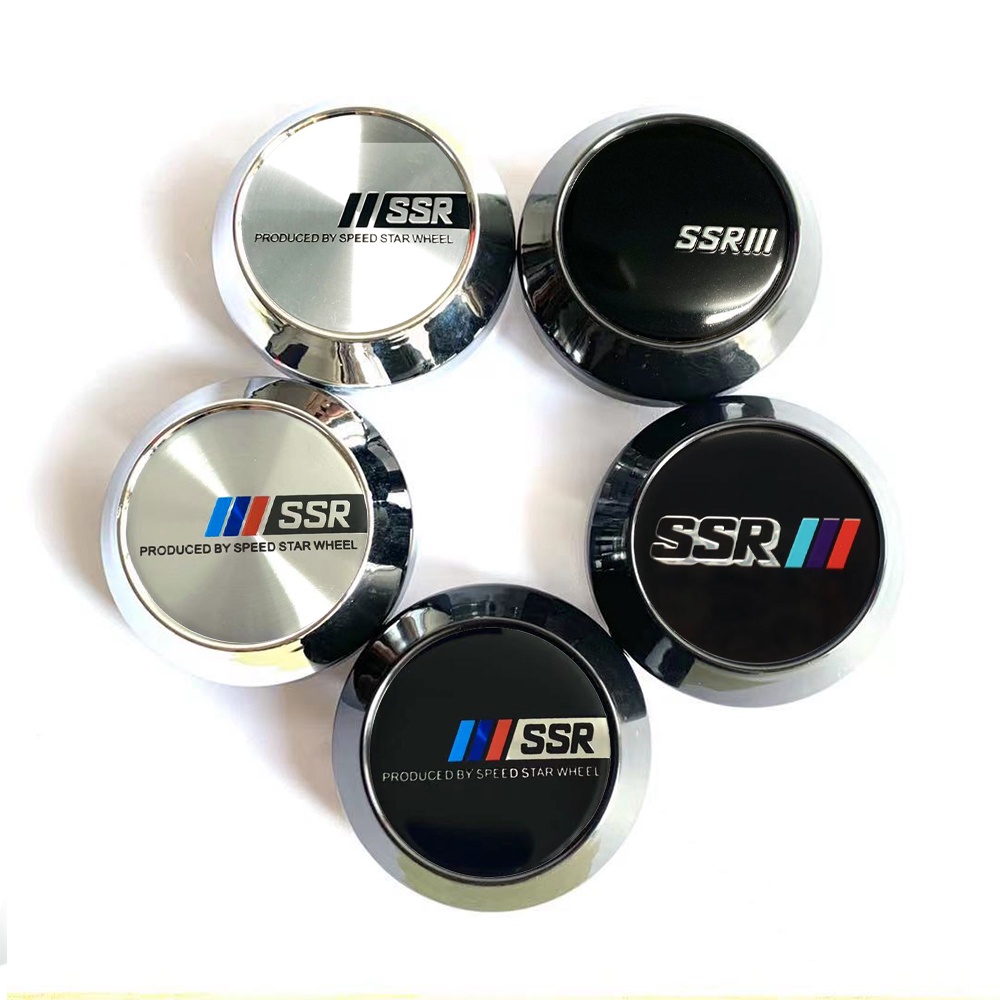 4pcs 60/64/65/68/69MM SSR Car Wheel Hub Caps Cover Center Cap Automoter ...