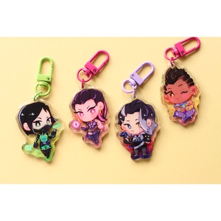 Valorant Agent Buddies Acrylic Keychains | Shopee Philippines