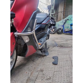 NMAX V2 HALF CRASH GUARD PURE 304 STAINLESS STEEL HALF CRASH ARMOR NMAX ...