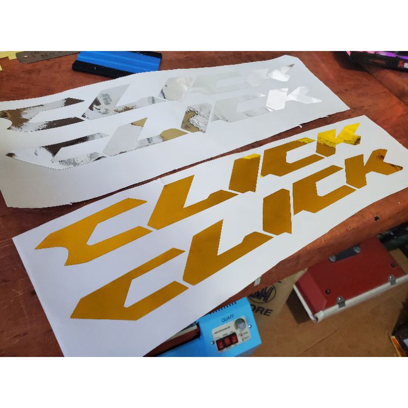 honda click side sticker no lining | Shopee Philippines