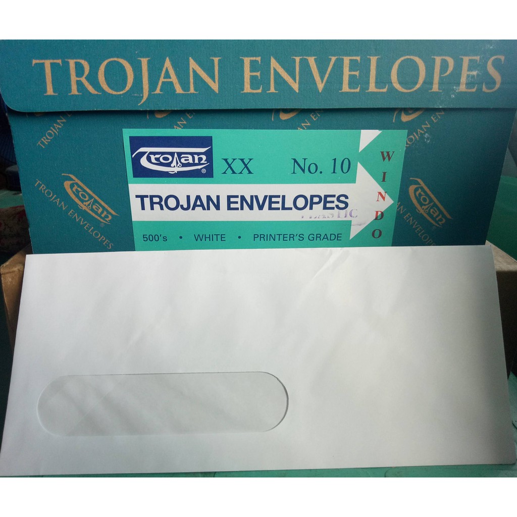 Trojan Window Envelope Long 10xx & 10xxx | Shopee Philippines