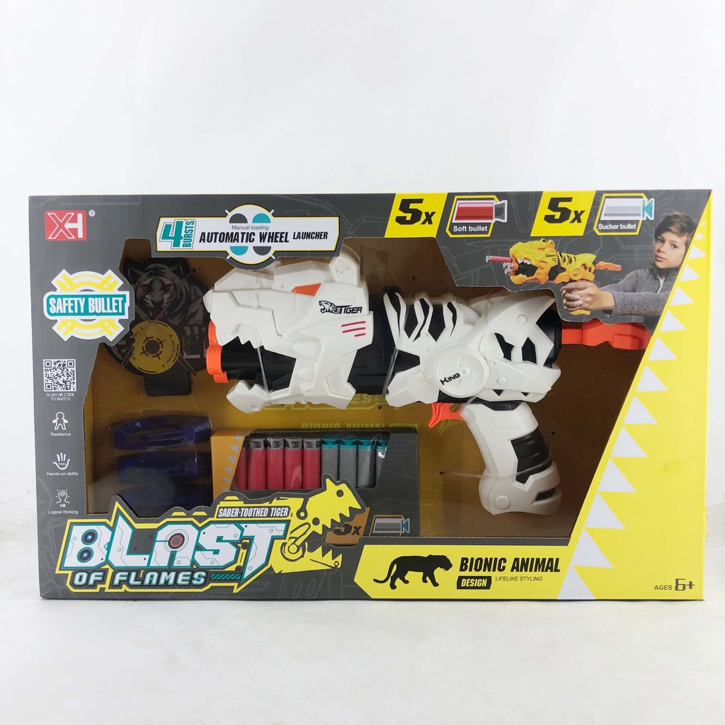 M8 Blast of Flames 4 Burst Automatic Wheel Launcher Manual loading ...