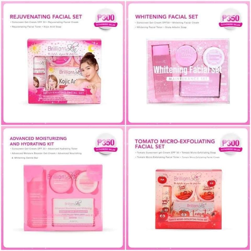 Original Brilliant Sets (with freebies) | Shopee Philippines