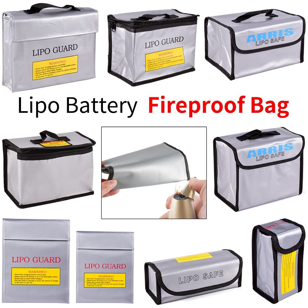 Lipo Guard Battery Safe Bag Fireproof for RC Model Travel Storage Charging | Shopee Philippines
