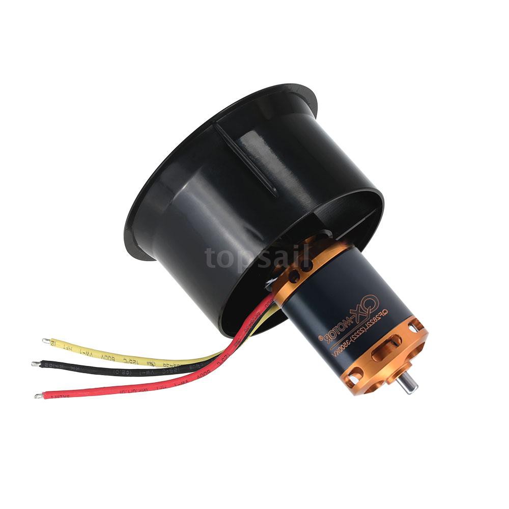 64mm EDF Set 2822 3500KV Motor with 12 Blades Ducted Fan for RC ...