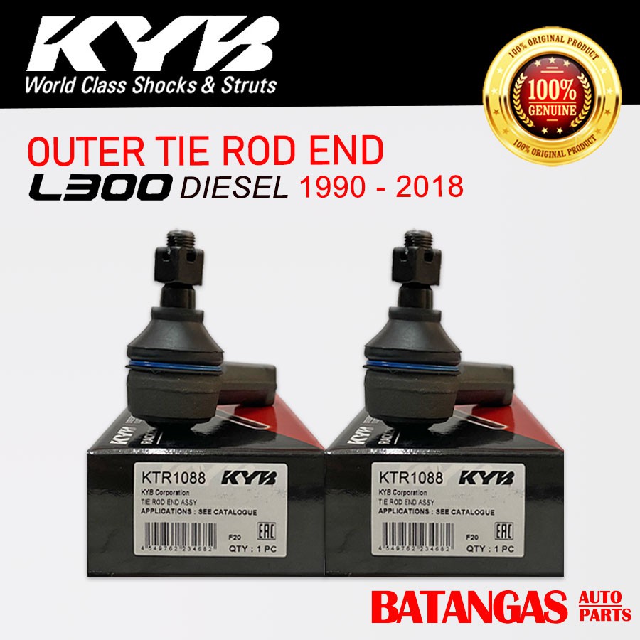 KYB OUTER TIE ROD END (SET) Mitsubishi L300 Diesel 1990-2018 Part No ...