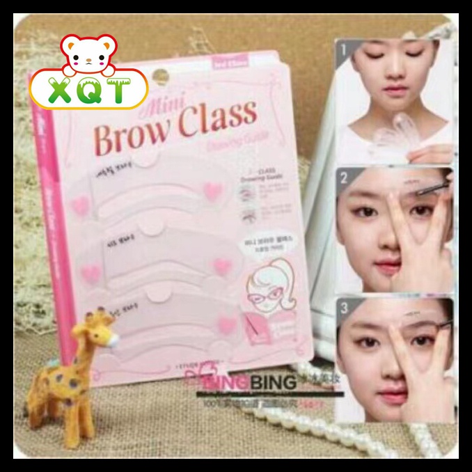 Mini Brow Class Eyebrow Stencil Drawing Guide Eye Brow Defining Makeup ... Mini Brow Class Eyebrow Stencil Drawing Guide Eye Brow Defining Makeup ...