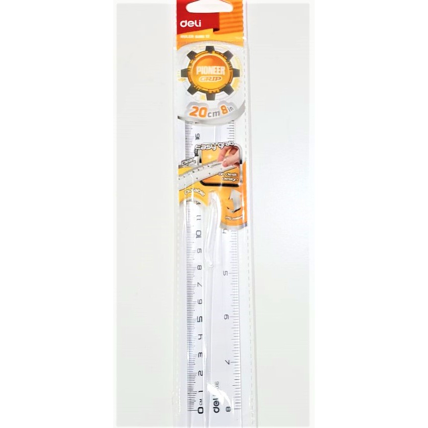 20 CM RULER HANDLE HANDLE G-016 MISTAR THICK PLASTIC DELI DRAFTING ...
