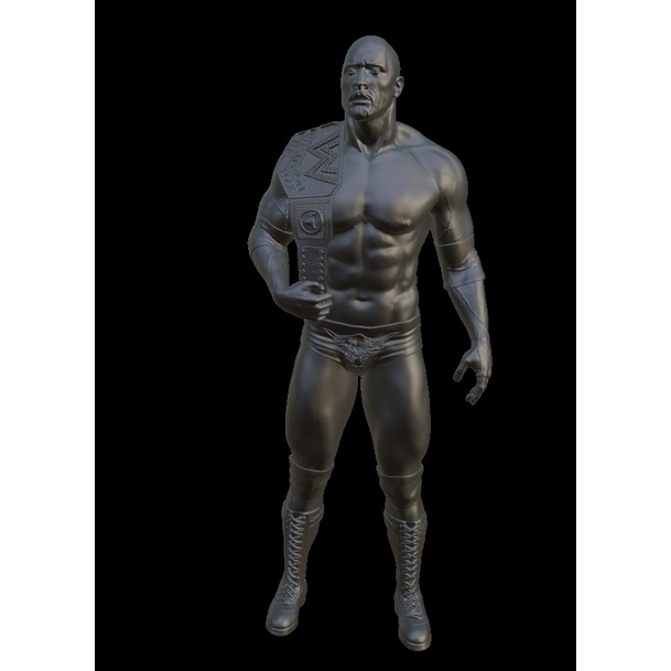 Miniature Figure THE ROCK Dwayne Johnson 1/64 HO diorama 1/87 | Shopee ...