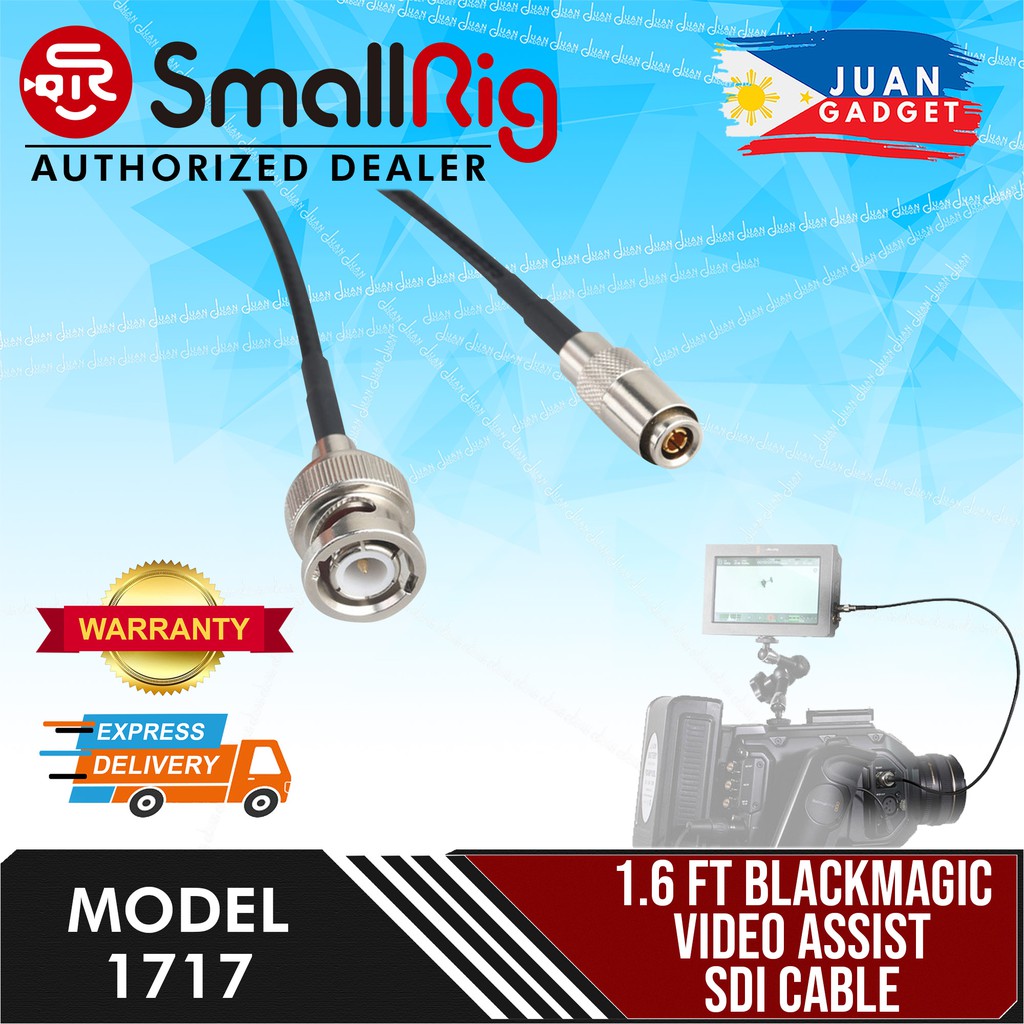 Smallrig SDI Cable (50cm) for Blackmagic Video Assist Model 1717 ...