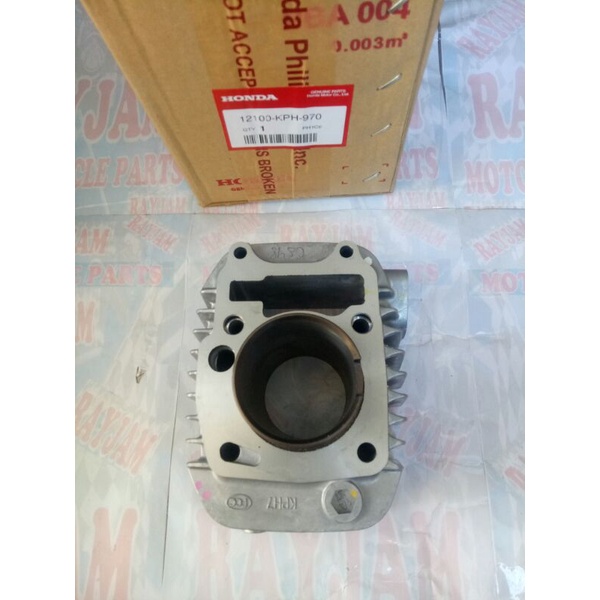 Cylinder Block Genuine XRM 125 / RS 125 / Wave 125 12100-KPH-900 ...
