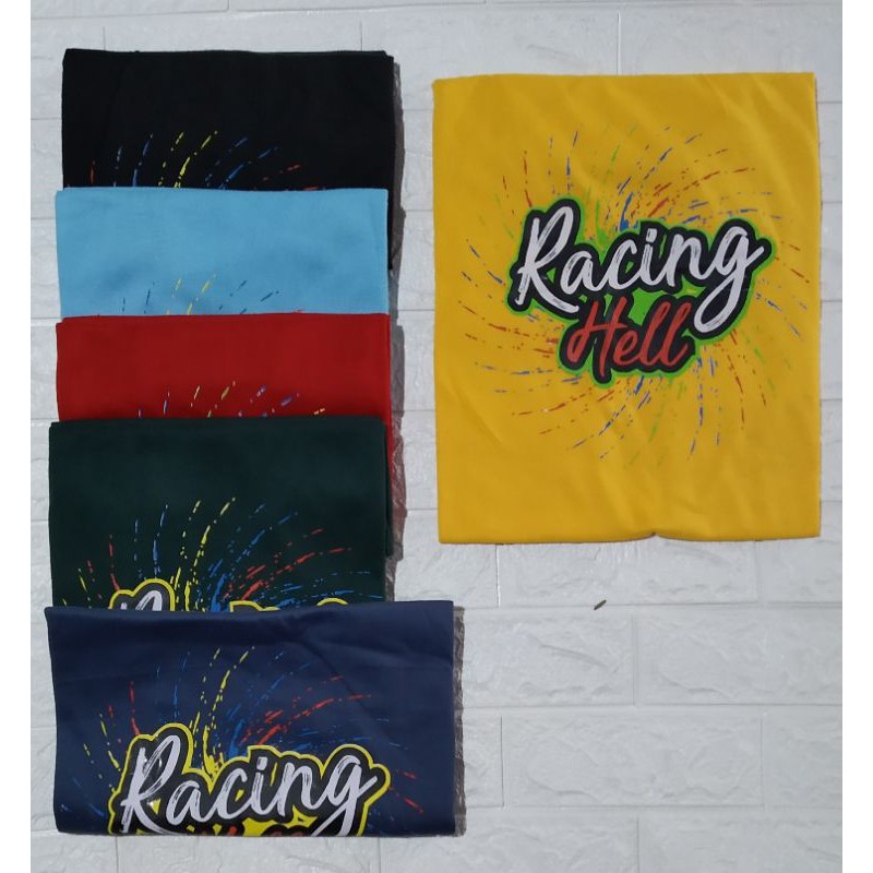 T-shirt viral racing hell Short Sleeve Men Women L XL polyster ...