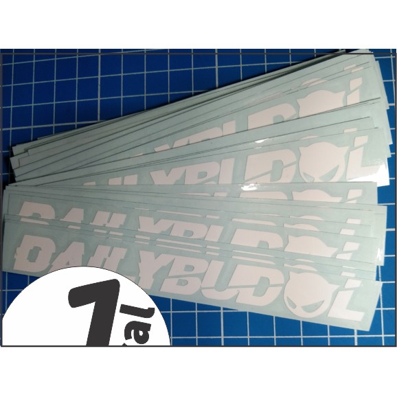 DailyBudol 12 inches Decal Sticker 2 Color Option | Shopee Philippines