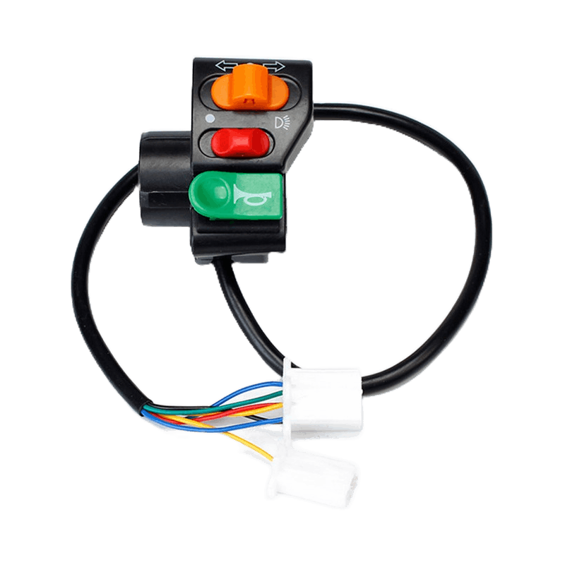 OM Universal 7/8 Motorcycle Handlebar Turn Signal Head Light Beam ...