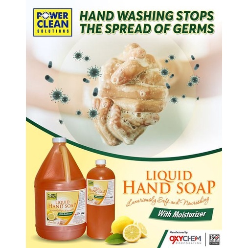 LiquID Hand Soap Lemon Citrus Floral GALLON Powerclean | Shopee Philippines