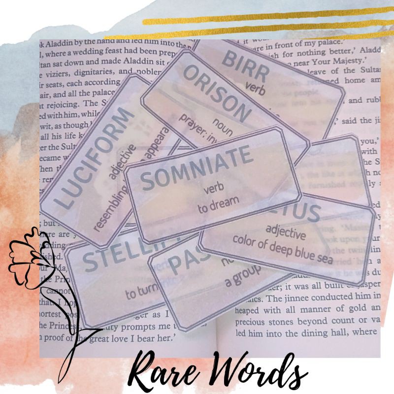 Rare Words | Journal Words with Definition | Shopee Philippines