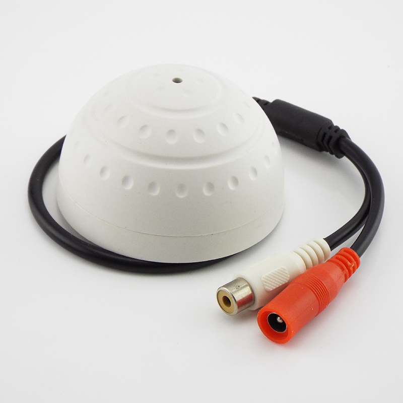 CCTV Camera Surveillance Adapter DC 9V-12V RCA Female Audio Monitor MIC ...