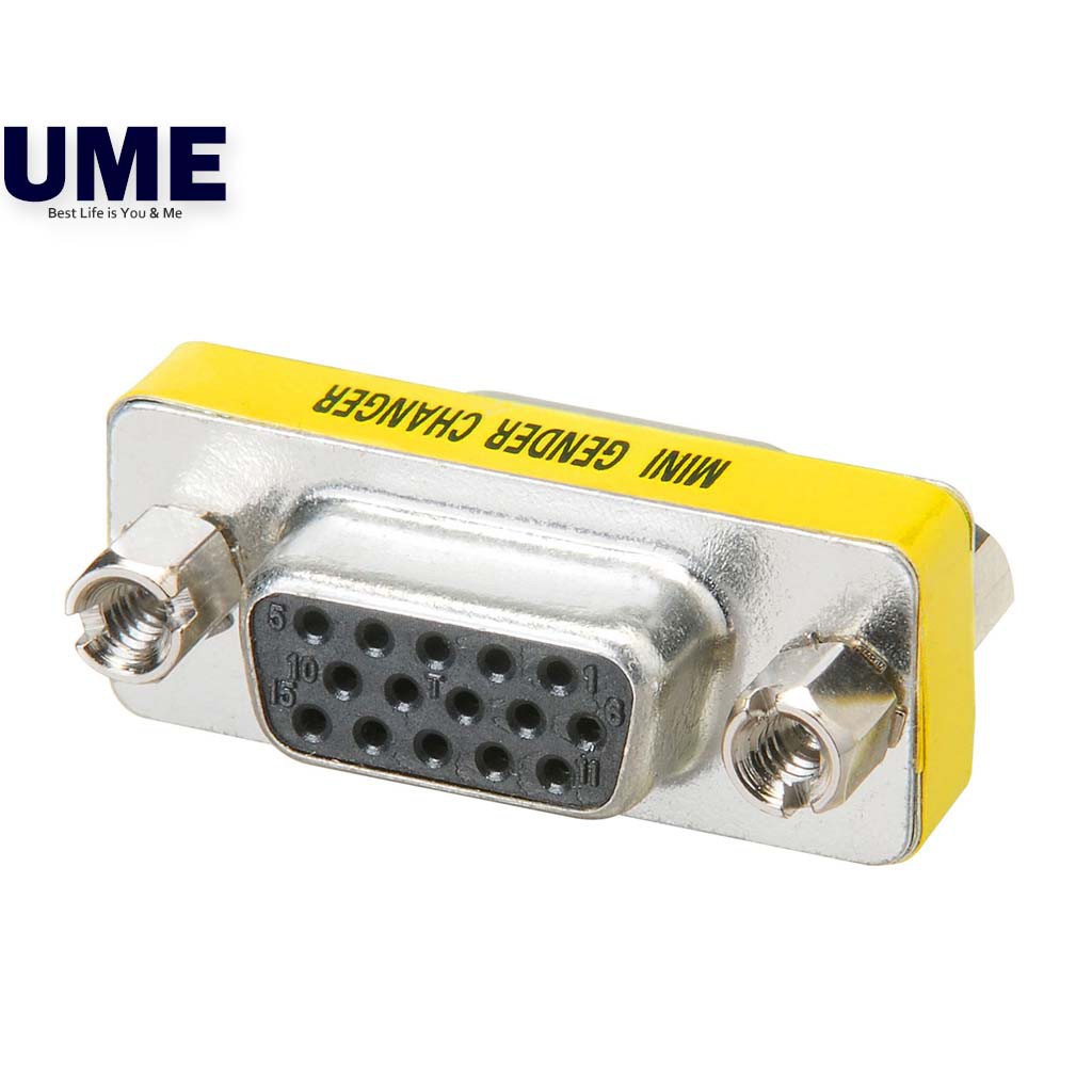 VGA Extension ( HD-15 ) Female to Female Coupler Connector Adapter Jack ...