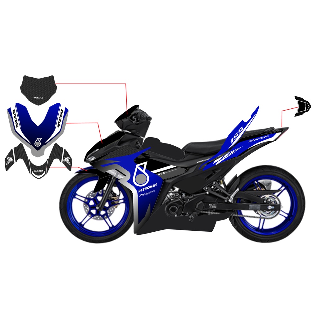 Sniper 155 Fulldecals laminated High quality Sticker | Shopee Philippines