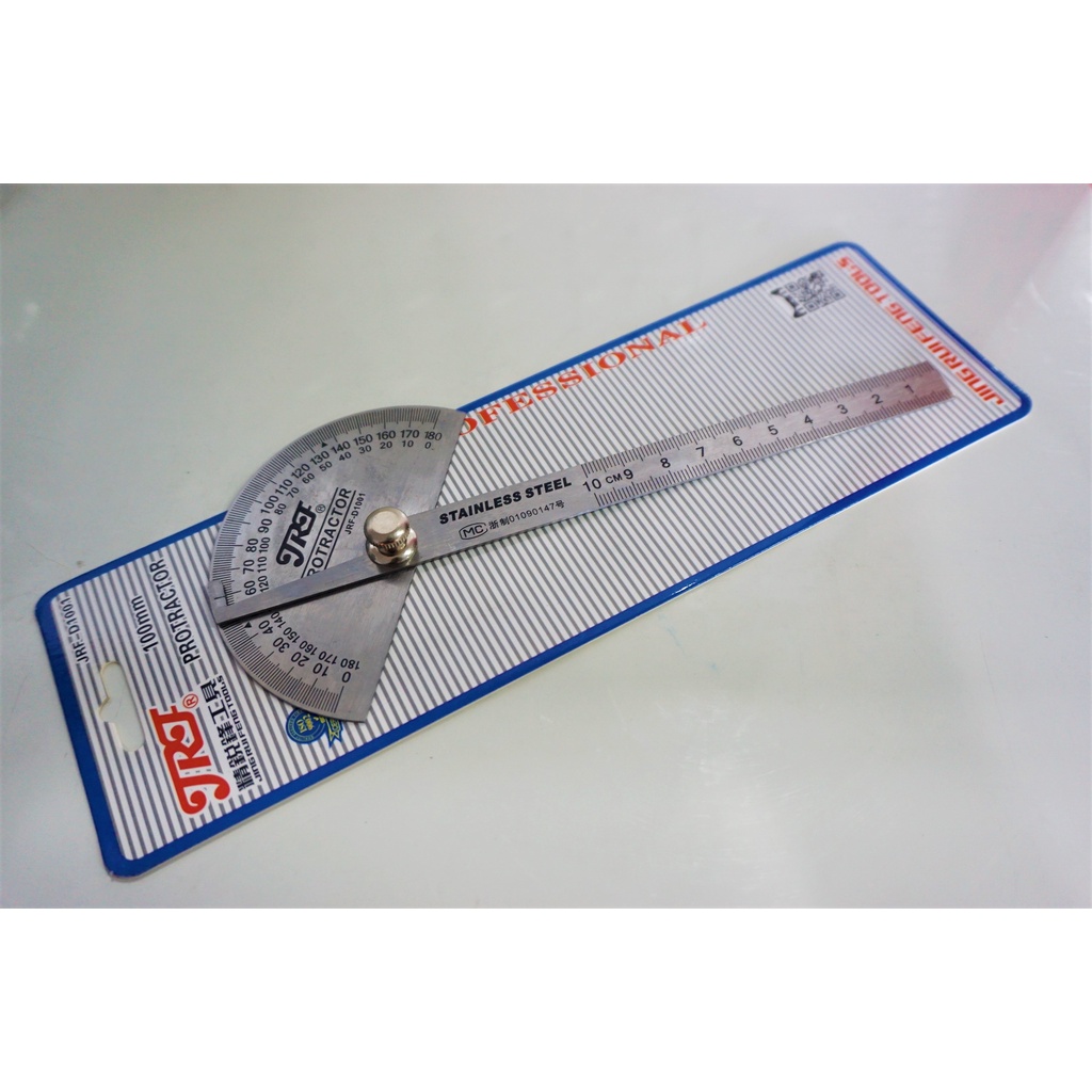 Stainless Steel Degree Protractor 100mm | Shopee Philippines