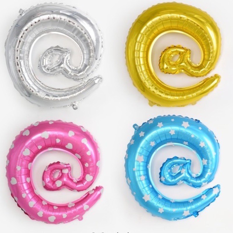Party needs 16‘’@ sign foil balloon | Shopee Philippines
