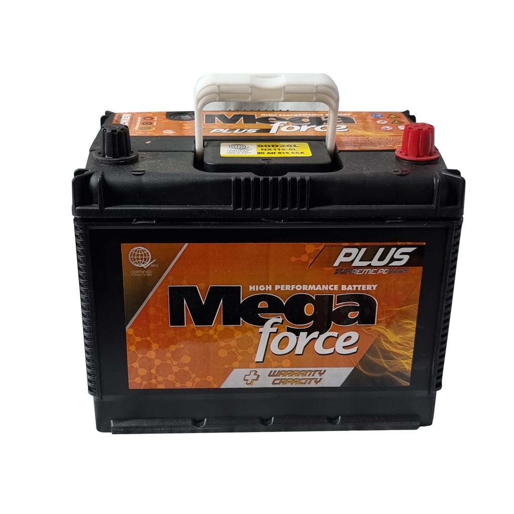 Mega Force Plus NX115-5/L (90D26/L) Premium Maintenance Free | Shopee ...
