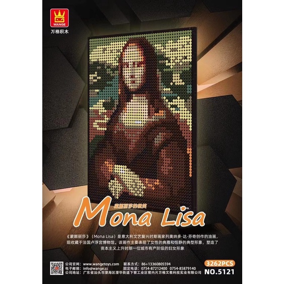 Wange Blocks Building Famous Paintings | Shopee Philippines