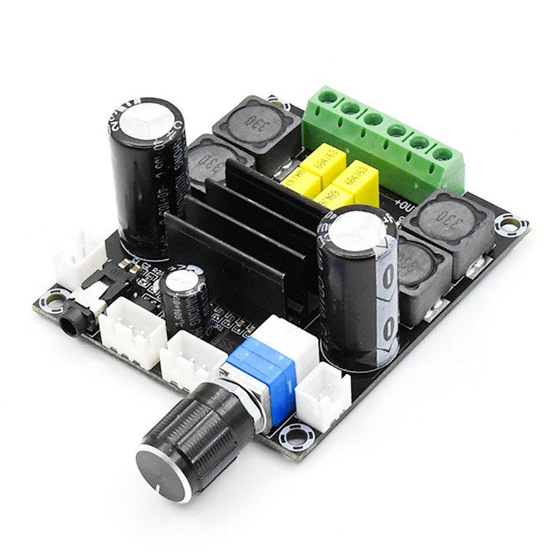 XH-M568 100W*2 High-power Digital Audio Power Amplifier Board TPA3116D2 ...