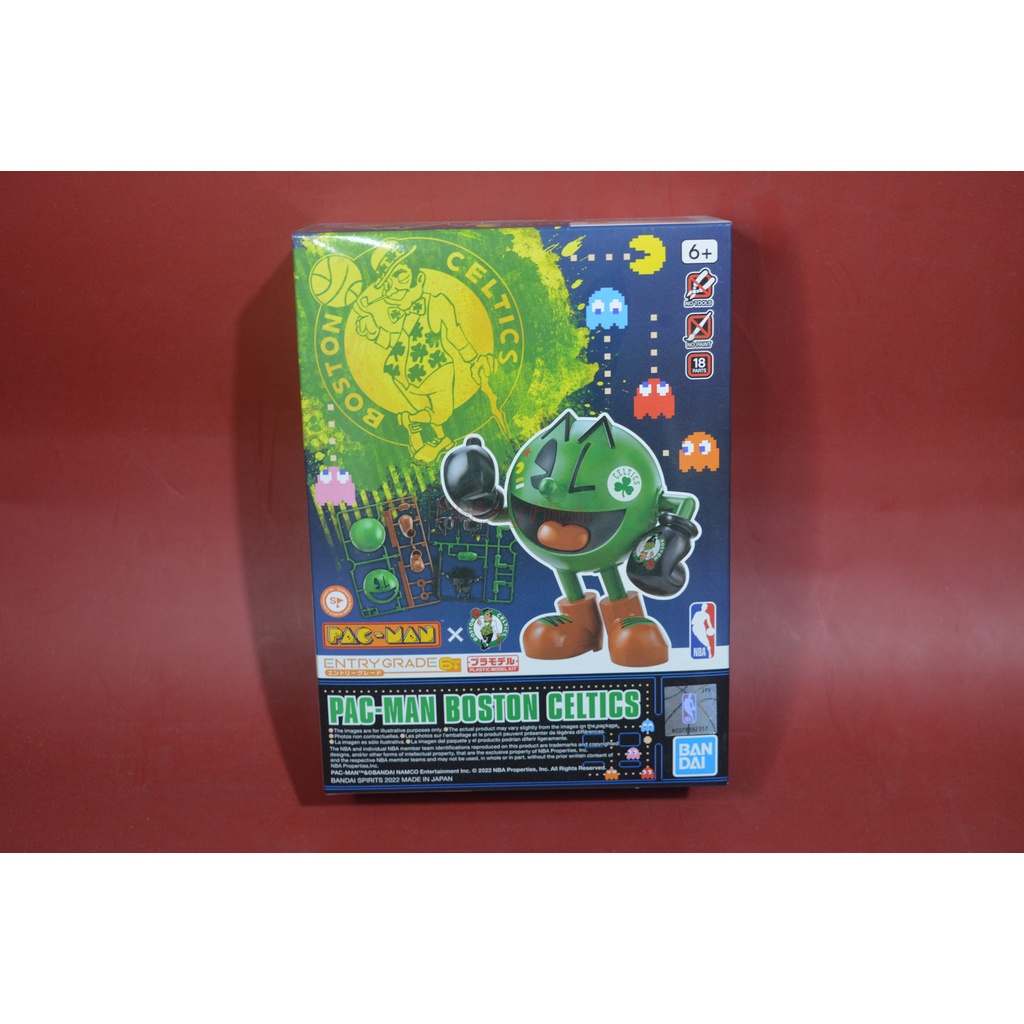 Bandai Entry Grade NBA Pac-Man Crossover Boston Celtics Plastic Model ...