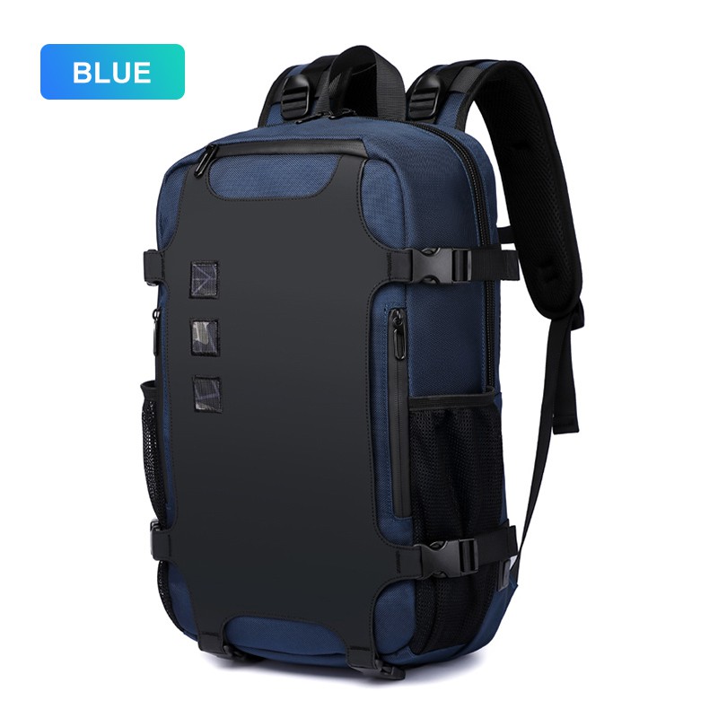 OZUKO Men Multifunction USB Charging Laptop Backpack Waterproof Travel ...