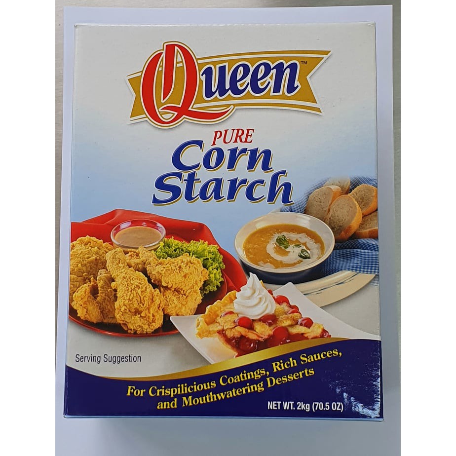 Queen Cornstarch 1kg - 2kg | Shopee Philippines