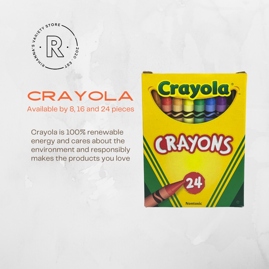 Crayola Crayons (8pcs/16pcs/24pcs) | Shopee Philippines