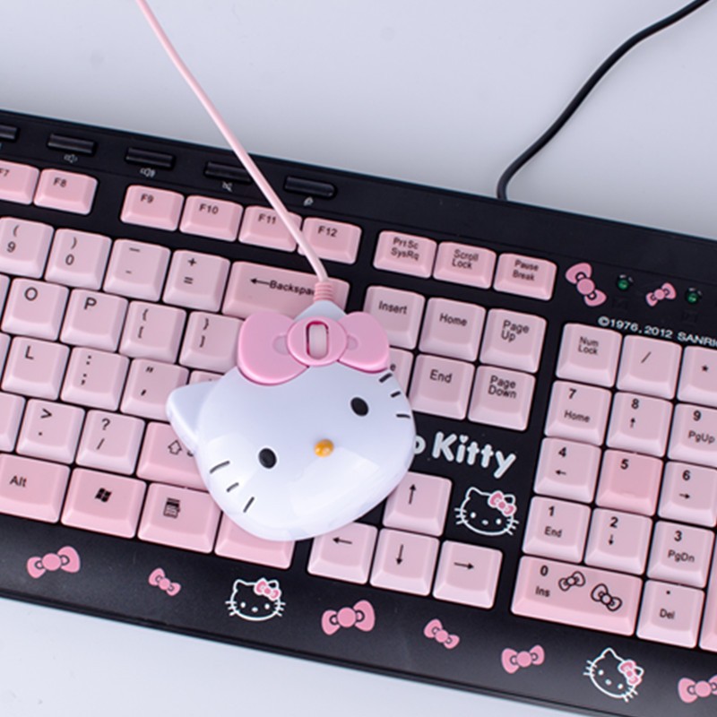k Cat Wired Mouse Three-Dimensional Cartoon Girl Mini Cute Female Hello ...