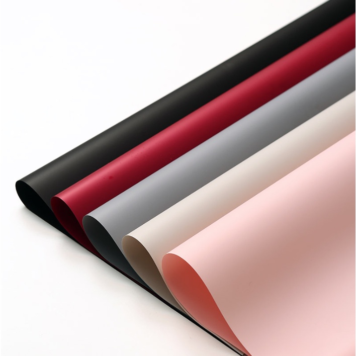 20pcs | SINGLE TONE Colored Waterproof Wrapping Paper Semi-permeable ...