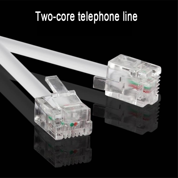 RJ11 Cable Telephone Line Wire Two-core 10m | Shopee Philippines