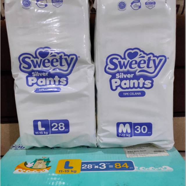 Sweety Silver Pants M30 / L28 | Shopee Philippines