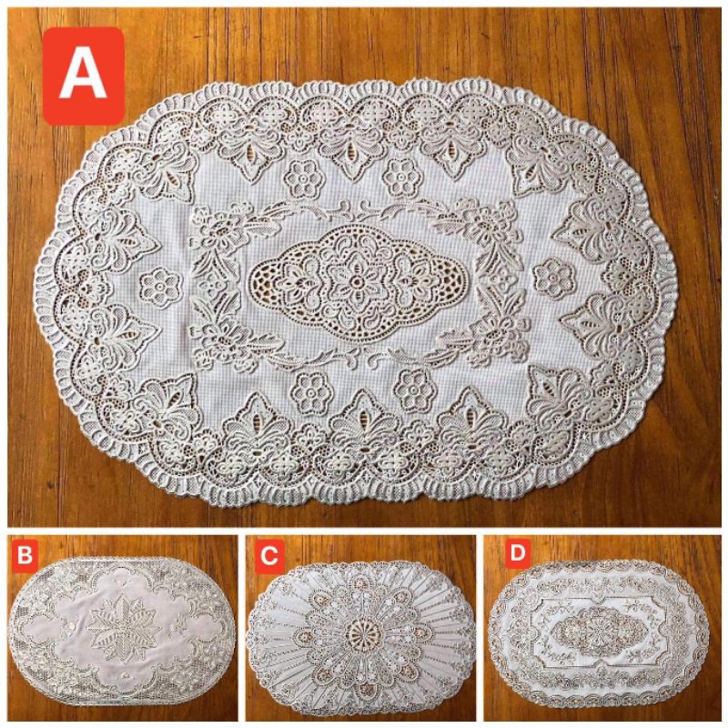 1 piece Floral design Oblong placemat (23x37cm) | Shopee Philippines