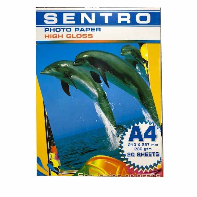 Sentro Photo Paper High Gloss A4 | Shopee Philippines