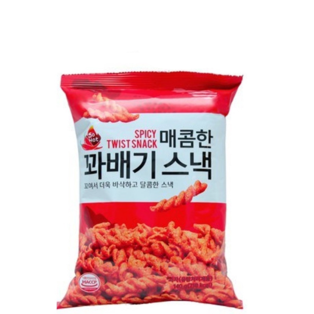 Donghwa Korean Spicy Twisted Snack 140g | Shopee Philippines
