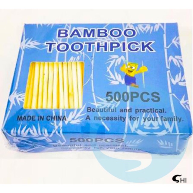 Bamboo toothpick 500pcs | Shopee Philippines