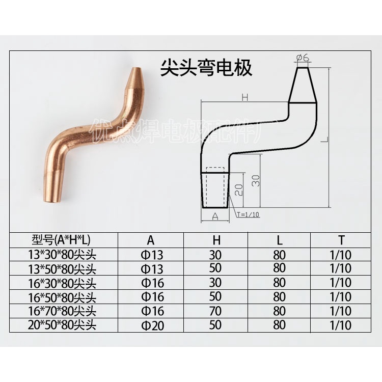 ♝Spot Welder Electrode Tip Spot Welding Head Alumina Copper 16*30*80mm ... ♝Spot Welder Electrode Tip Spot Welding Head Alumina Copper 16*30*80mm ...