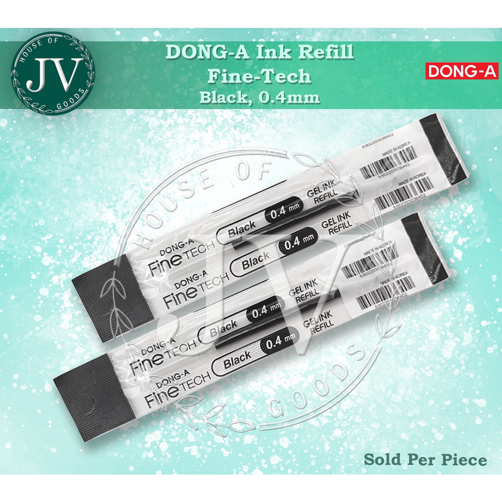Dong-A Fine Tech Refill 0.3mm/0.4mm (Black) 1pc | Shopee Philippines