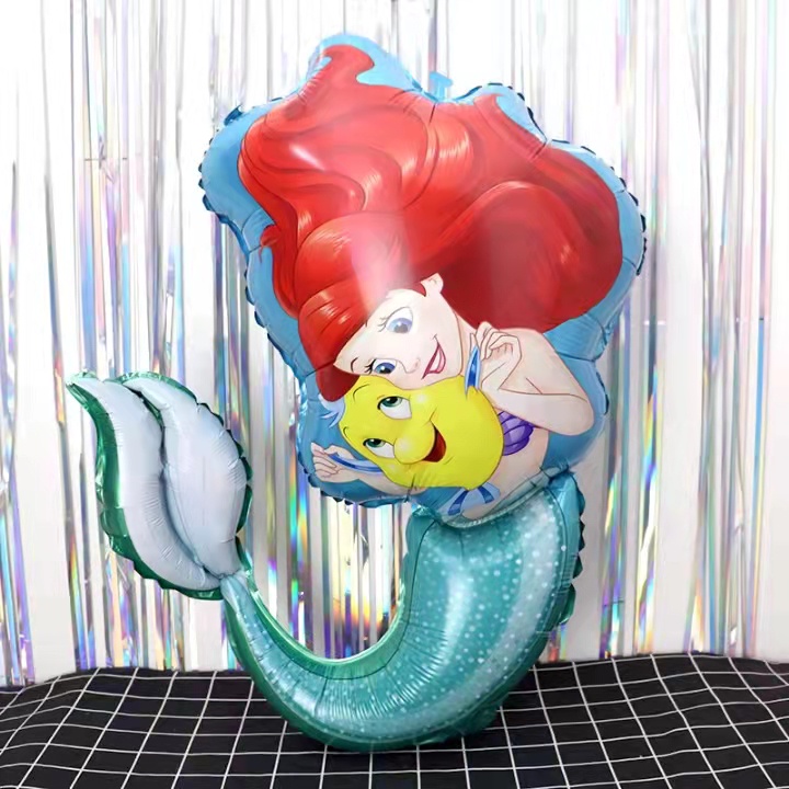 32 inches 3D Princess theme mermaid Ariel Princess birthday party ...