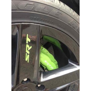 SRT Wheel Vinyl Decal Stickers Any Color SET OF 6 | Shopee Philippines