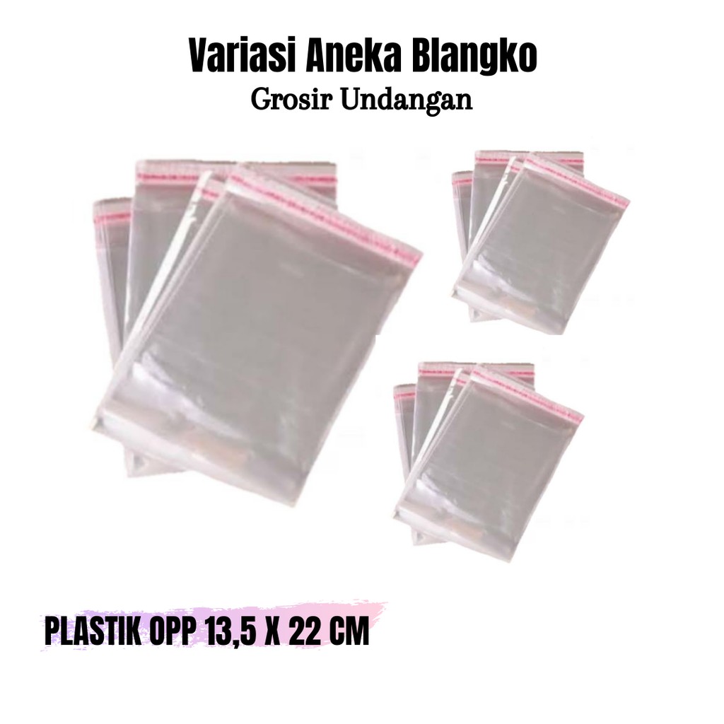 Plastic OPP Invitation Card (13.5 x 22cm) | Shopee Philippines