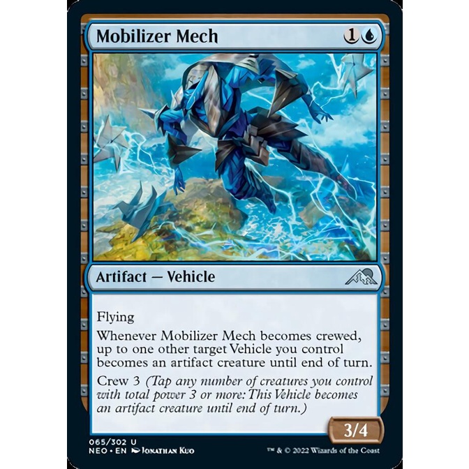 Magic the Gathering Singles - Mobilizer Mech - Kamigawa: Neon Dynasty (U) | Shopee Philippines